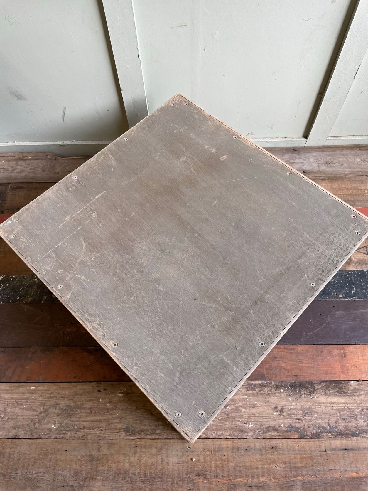 vintage hardwood plinth table | Metroretro